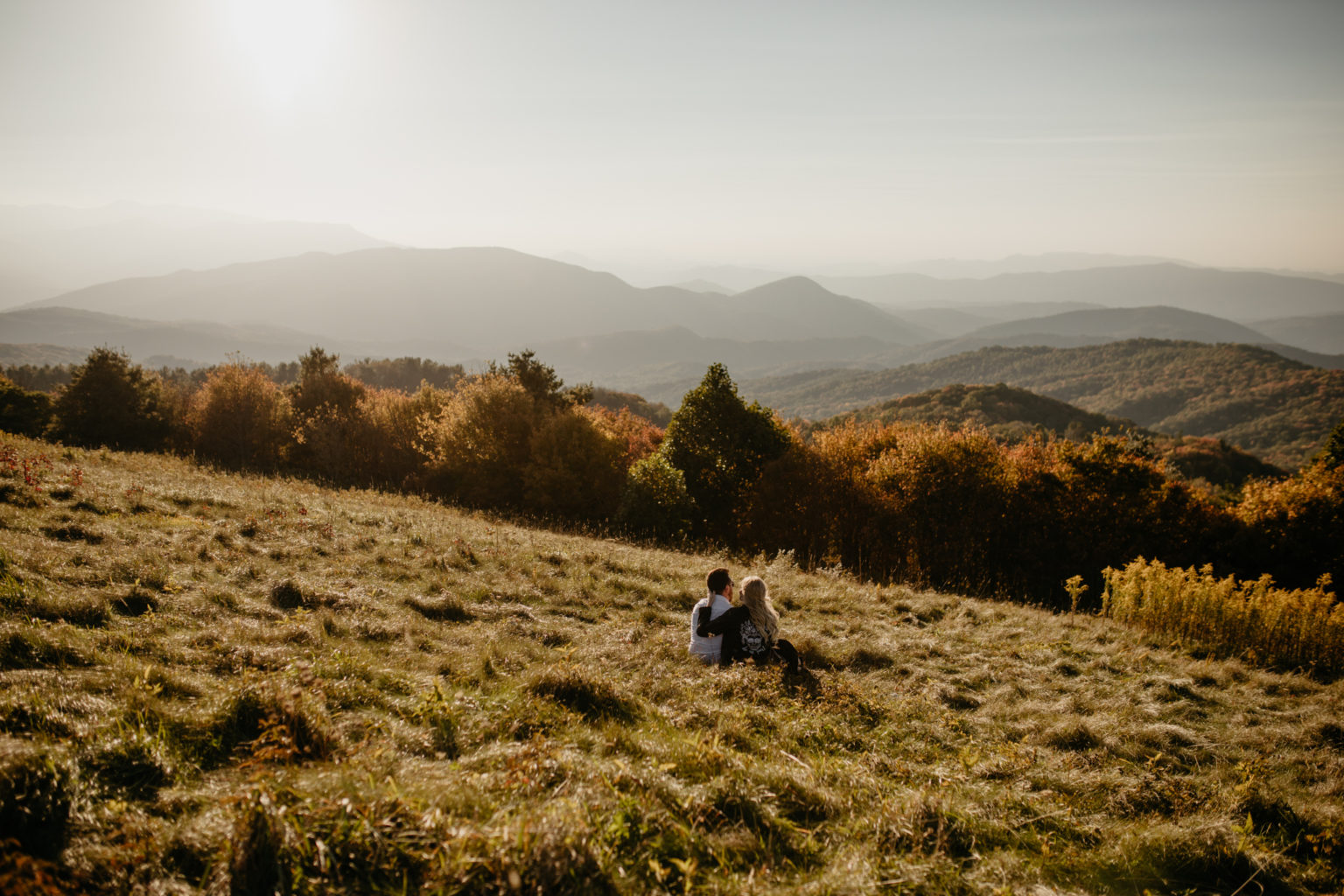 Max Patch Sunset Elopement // North Carolina Elopement Photographer ...